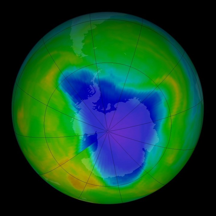 Ozone Hole From Space