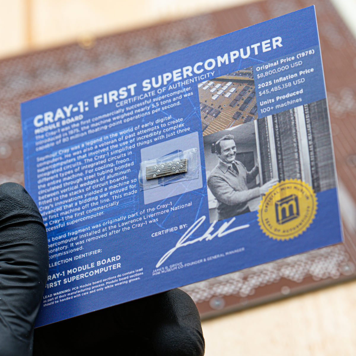 First Supercomputer Cray-1 Module Board - Display Card