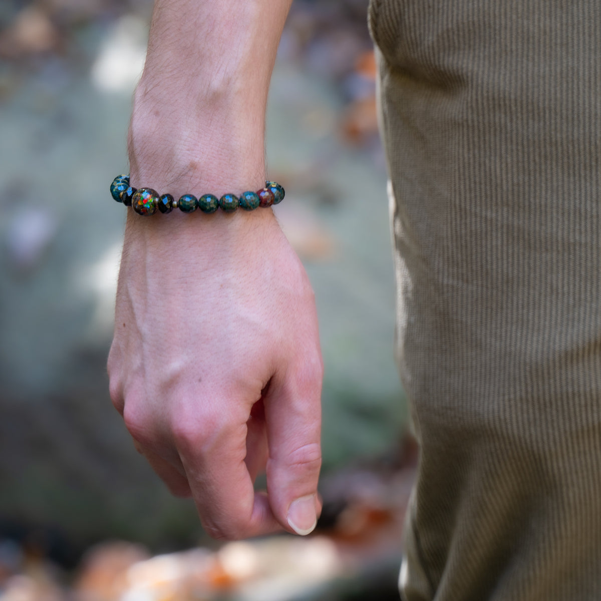 Deep Sea Ammolite Bracelet