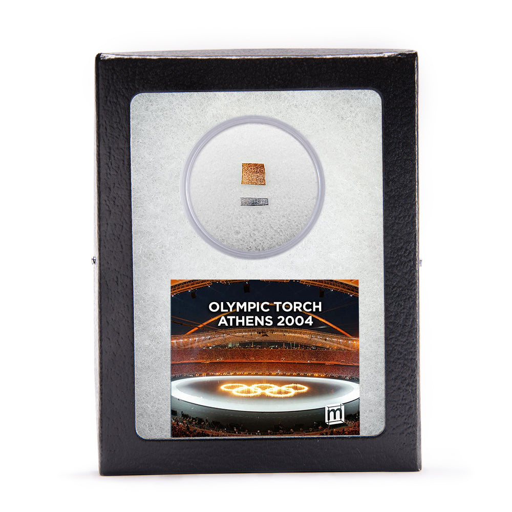 Olympic Relay Torch Athens 2004 Collectible Specimen - Mini Museum