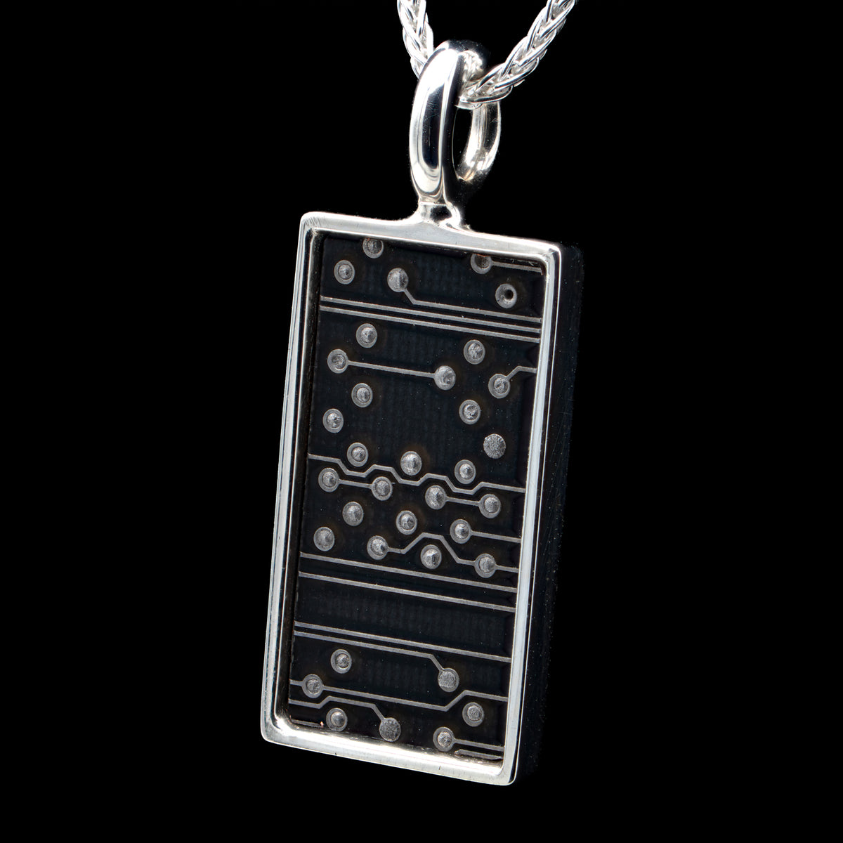 First Supercomputer Cray-1 Pendant Necklace - Computer Jewelry
