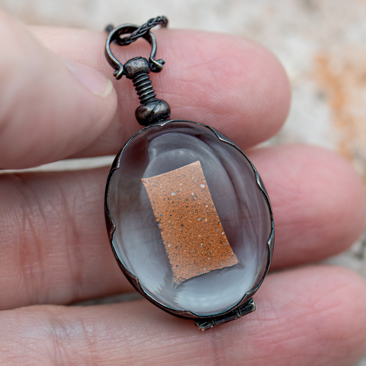 Dracula Brick Locket