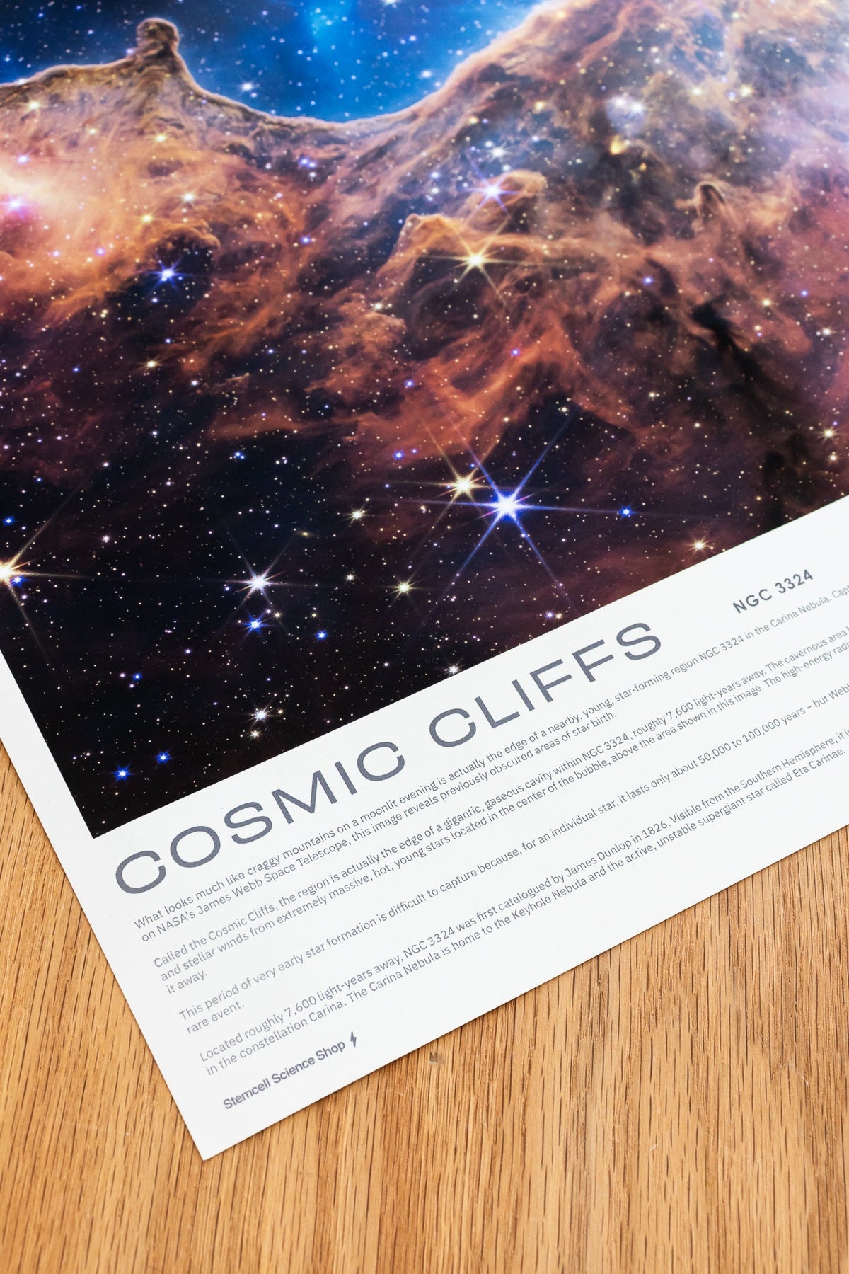 Carina Nebula (Cosmic Cliffs) JWST Poster