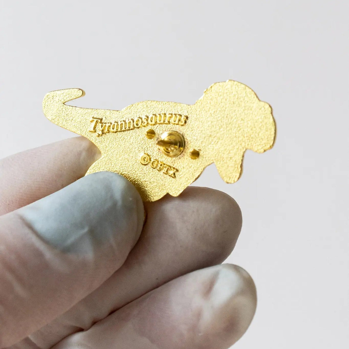 Tyrannosaurus Rex Pin with Feathers