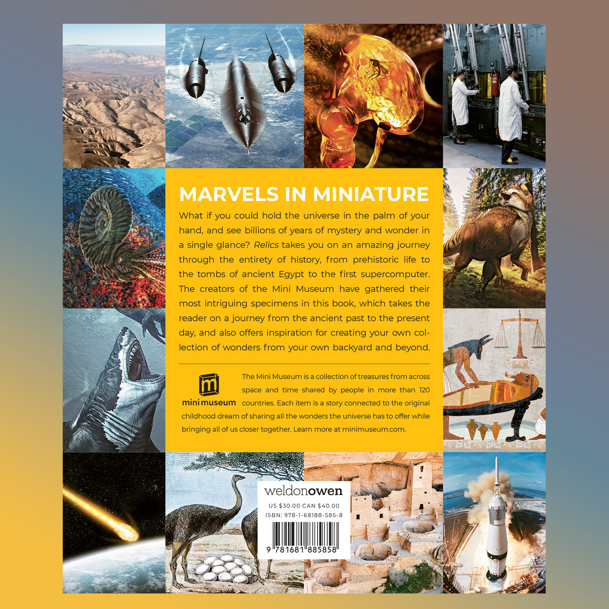 RELICS A History of the World Told in 133 Objects Book - Mini Museum