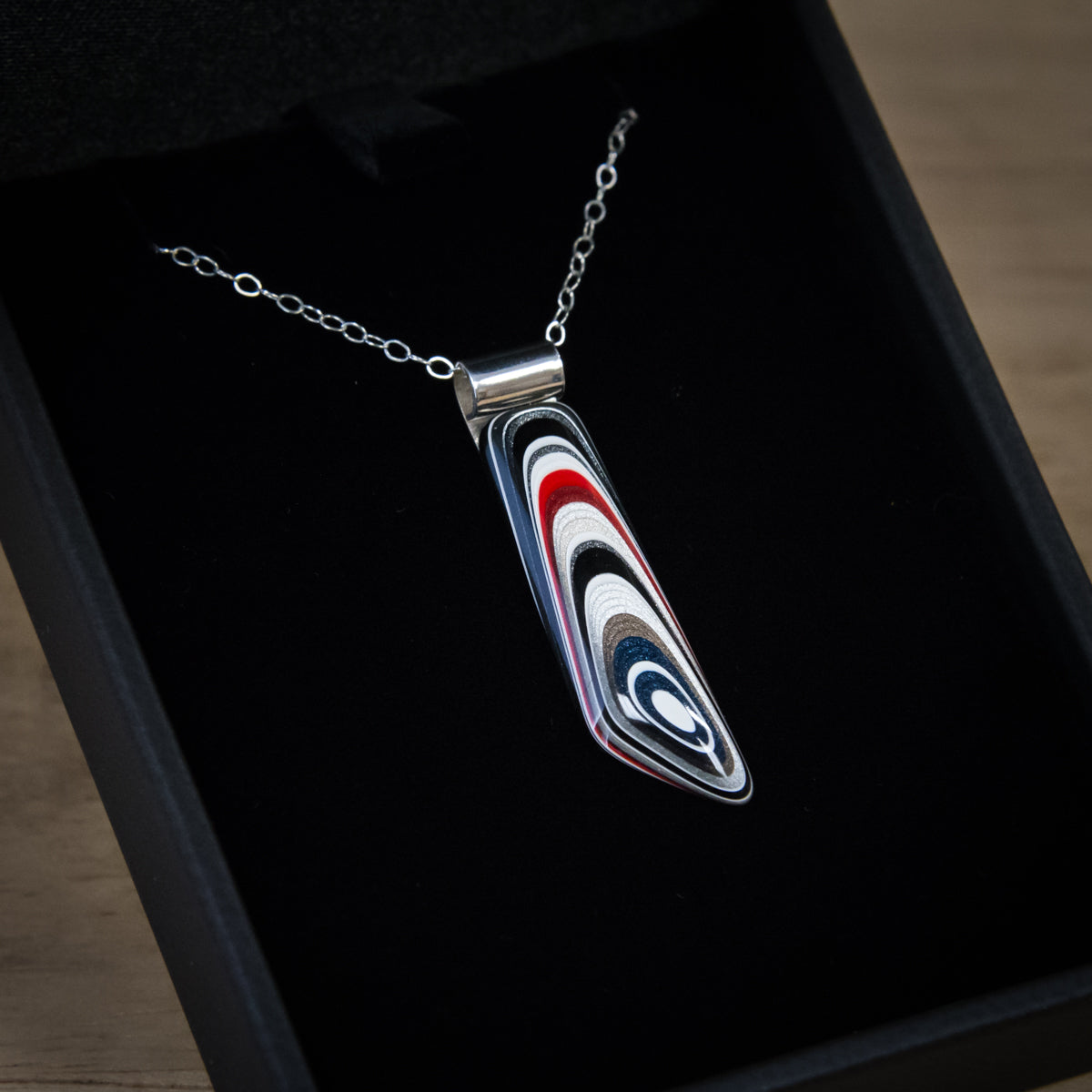 Fordite Pendant Necklace - Mini Museum
